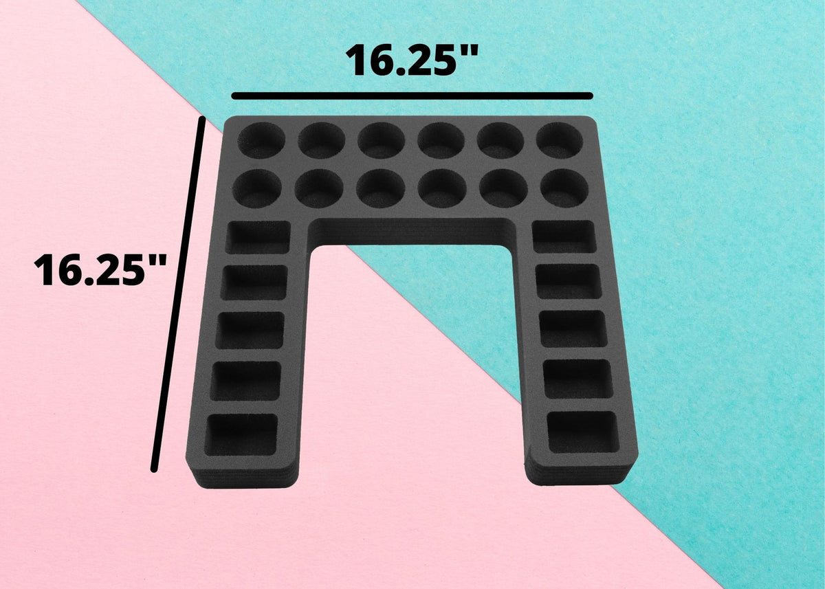 Lotion Body Spray Organizer Stand Holds 22 Bathroom Bedroom 16.25" x 1 ...