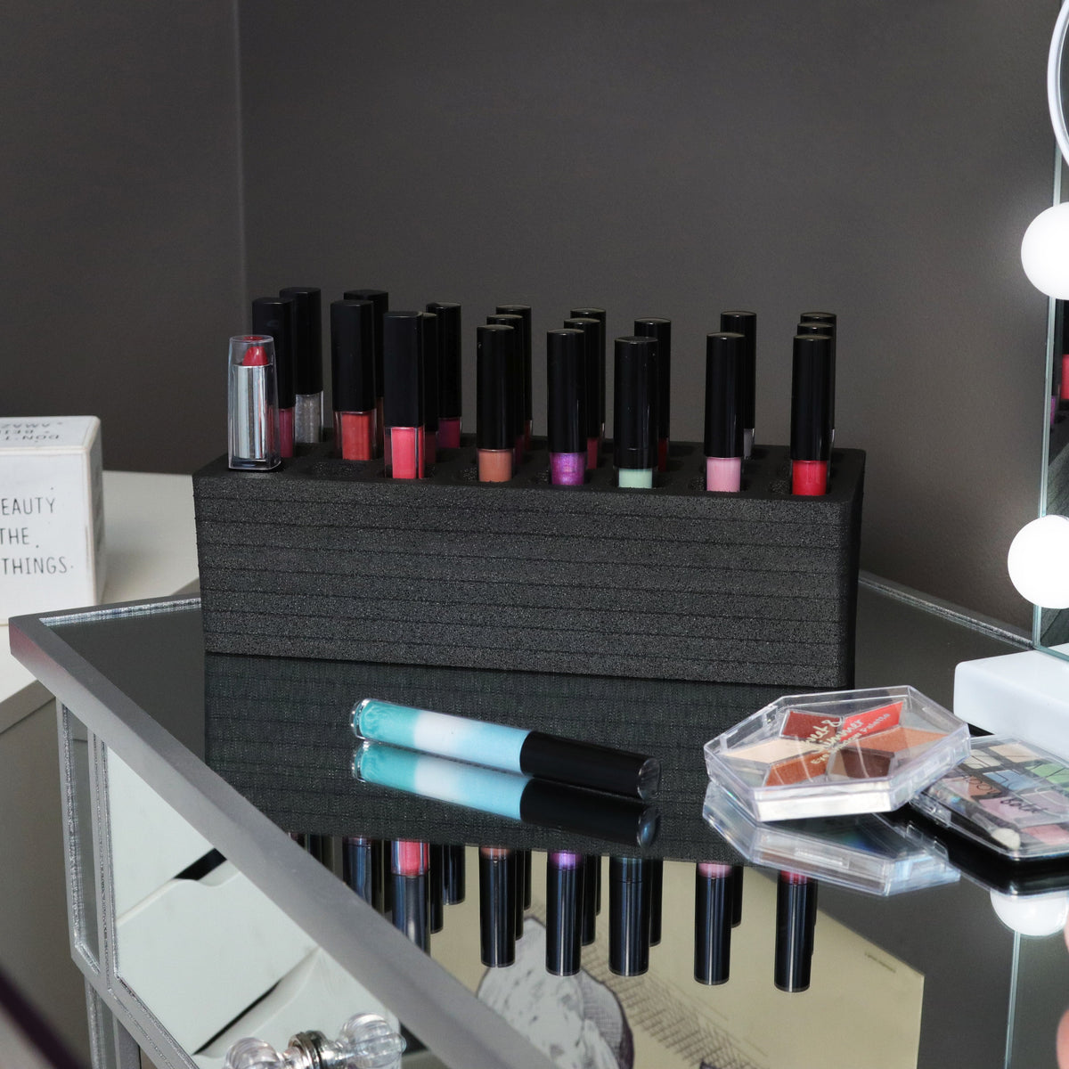 Tall Lipstick & Lip Gloss Stand Organizer 10.6" x 4.3" – PolarWhale.com