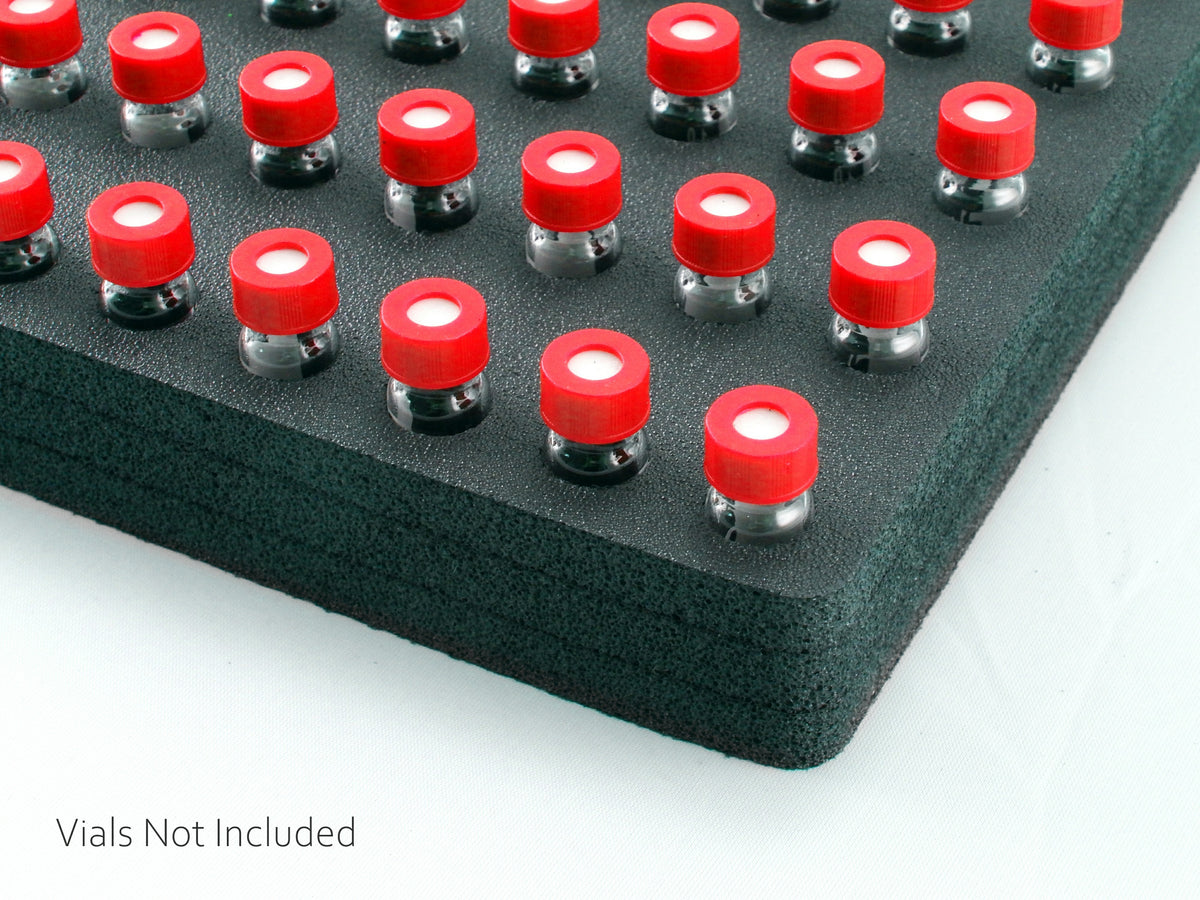 2ml Vial Rack Black Foam Storage Rack Holder Organizer Stand Transport ...